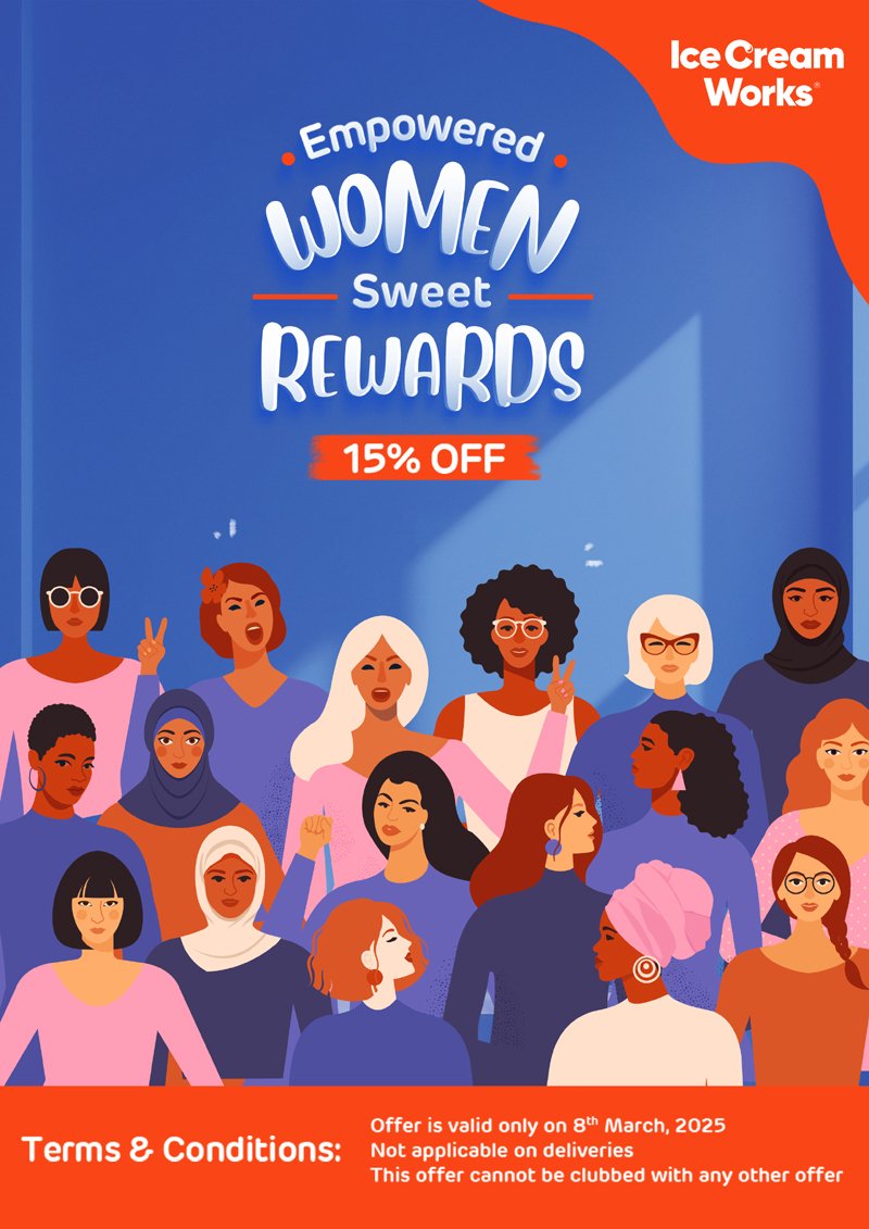 Ice Cream Works Celebrates Women’s Day with Sweet Rewards – Exclusive ...